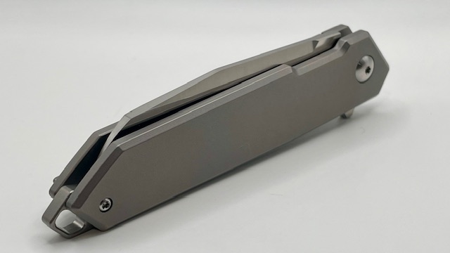 Raptor Titanium Folding Knife with D2 Blade – 1790 Knife